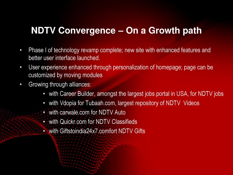 Ndtv Convergence