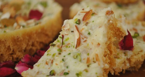 Malai Ghevar Recipe by Ashish Deva - NDTV Food
